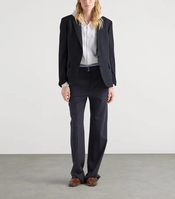 Prada Wool Single-breasted Blazer