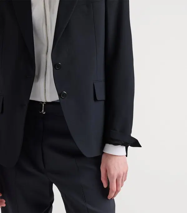 Prada Wool Single-breasted Blazer