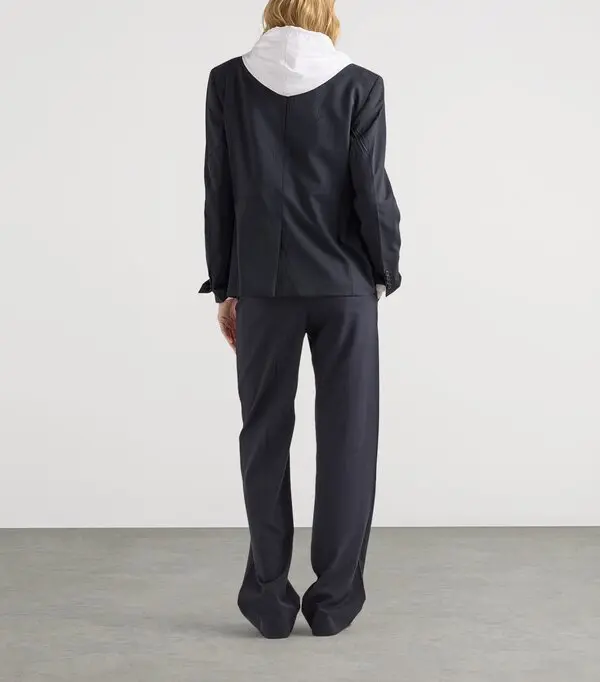 Prada Wool Single-breasted Blazer
