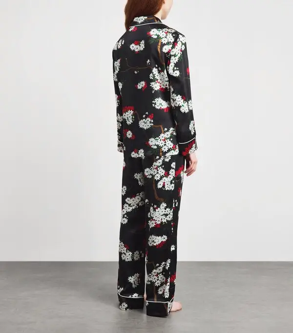 Olivia Von Halle Silk Lila René Pyjamas