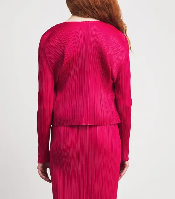 Issey Miyake Textured Cardigan - Pink