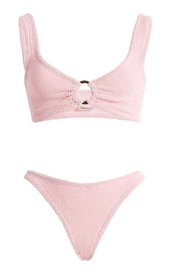 Hunza G Julia Hoop Bikini - Pink
