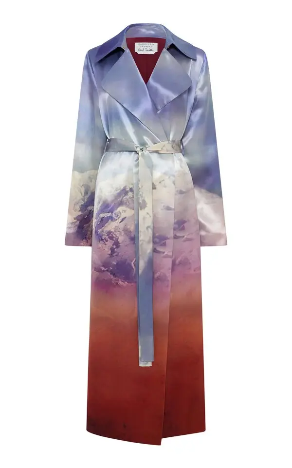 Gabriela Hearst X Paul Smith Lyra Silk Trench Coat - Print