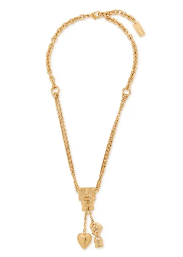 Chloé The Mini Paddington Charm Drop Necklace