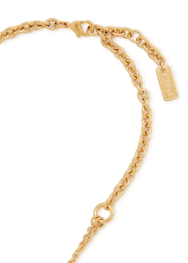 Chloé The Mini Paddington Charm Drop Necklace