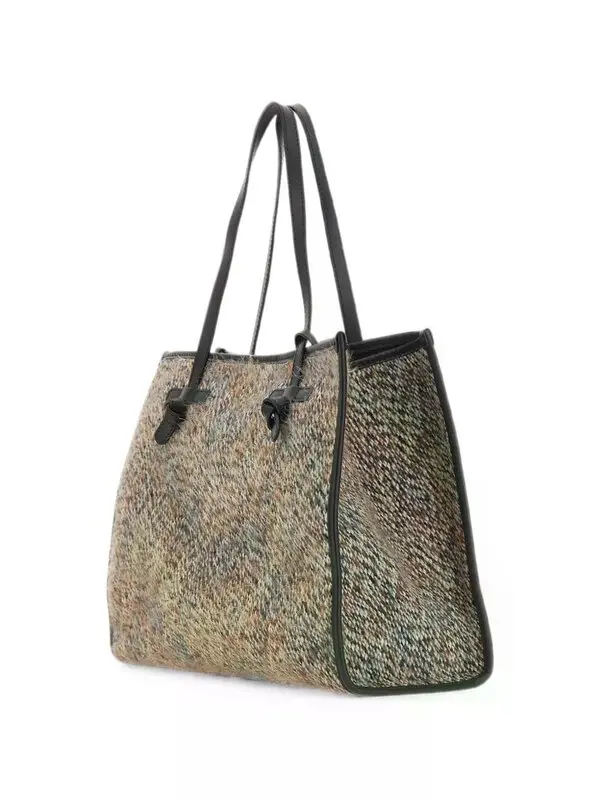 MARCELLA CLUB Bouclé-effect Tote Bag - Neutrals