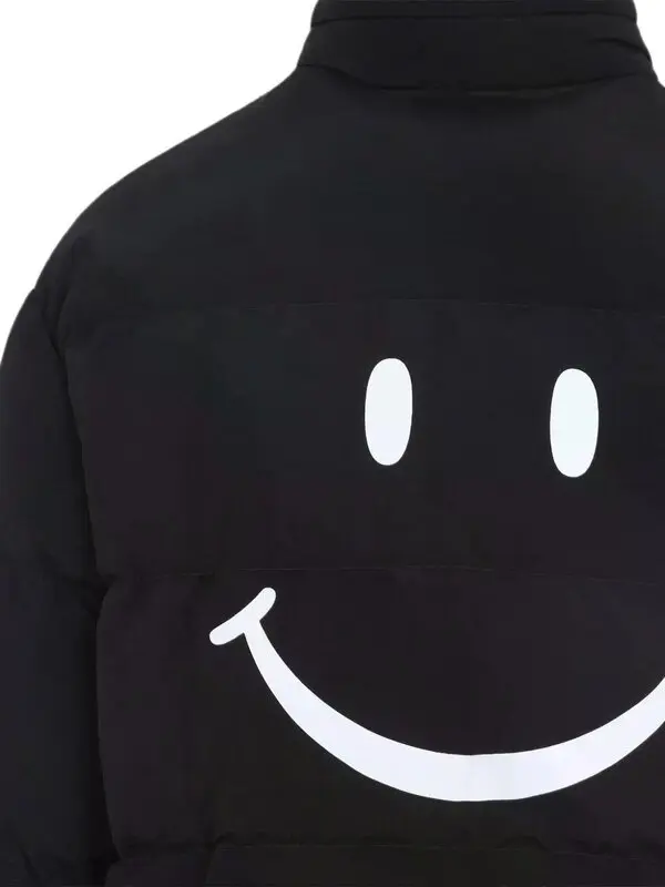 Moschino X Smiley Logo-print Padded Puffer