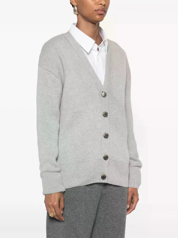 LISA YANG Amery V-neck Button-up Cardigan