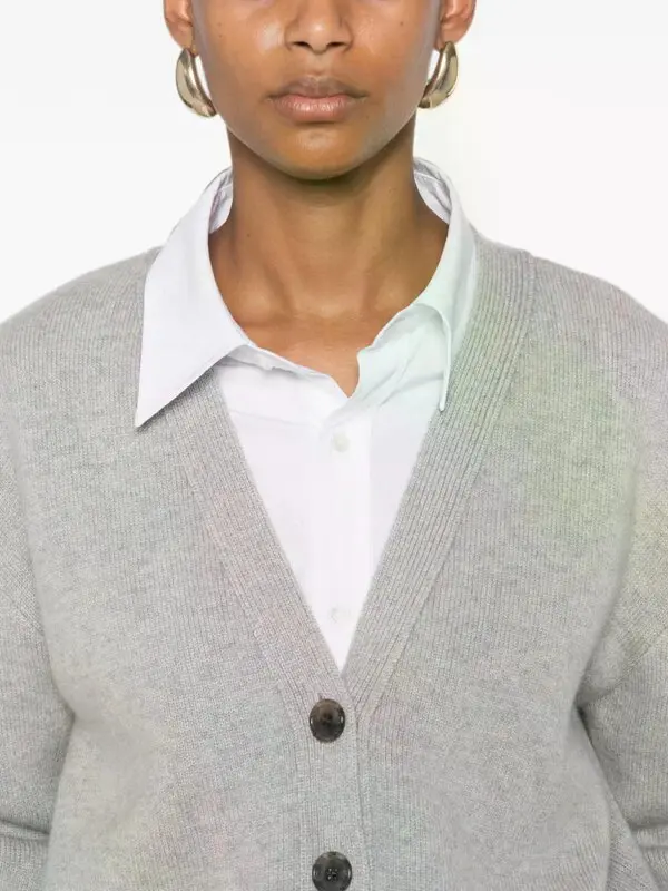 LISA YANG Amery V-neck Button-up Cardigan