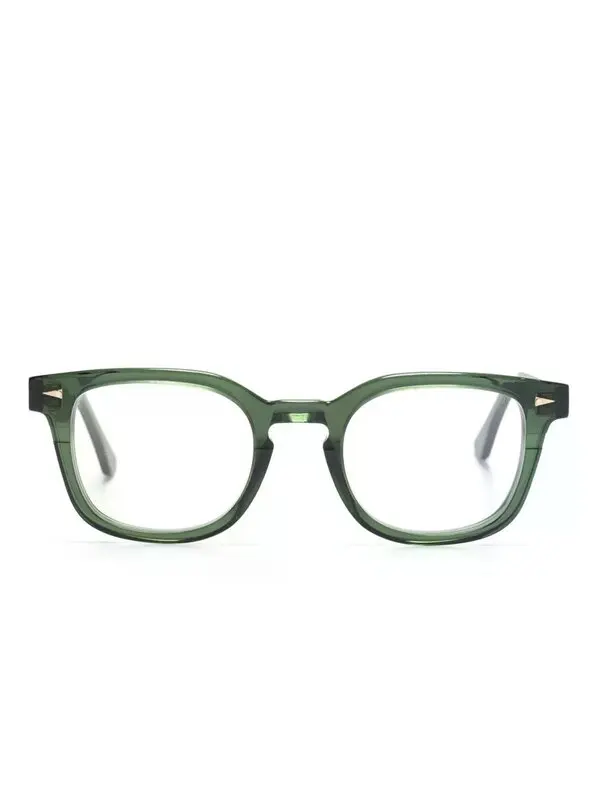 AHLEM Rue Servan Round-frame Sunglasses - Green