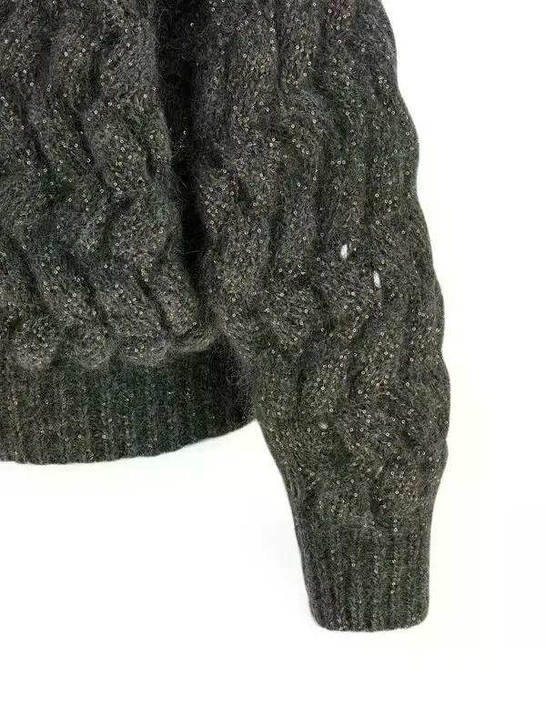 Brunello Cucinelli Sequin-embellished Cardigan