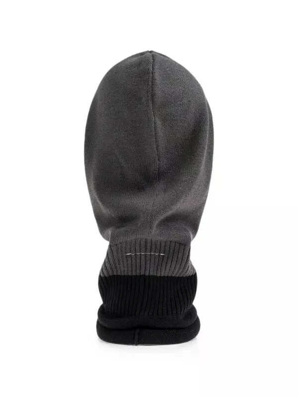 MAISON MARGIELA Ribbed-knit Balaclava - Grey