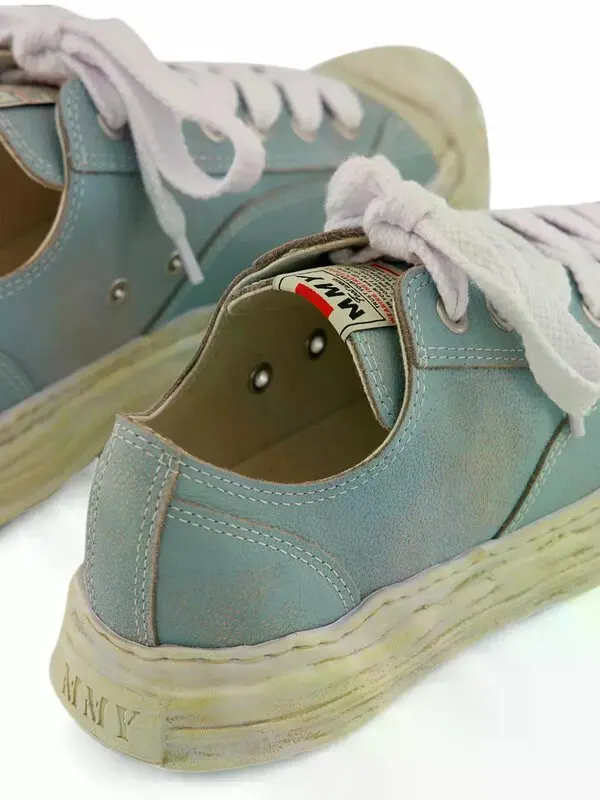 Mihara Yasuhiro Hank Leather Sneakers - Blue