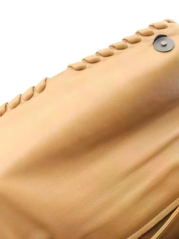 Bottega Veneta 2000s Olympia Intrecciato Shoulder Bag - Neutrals