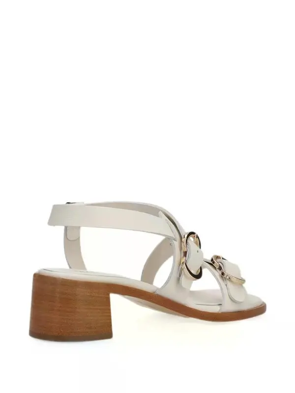 FRAU Multi-strap Buckle Sandals - White