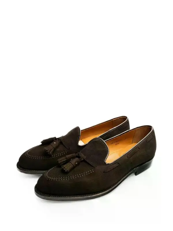 Alden Tassel Detail Leather Loafers