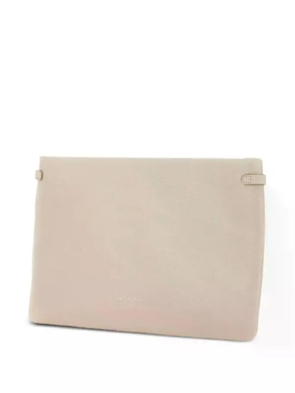 GIANNI CHIARINI Hermy Clutch Bag - Neutrals