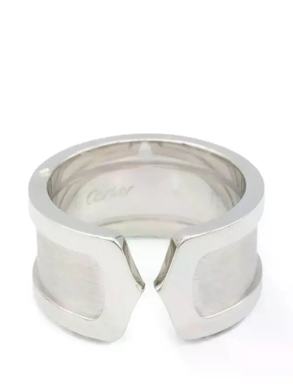 Cartier C2 Wide Band Ring - Silver
