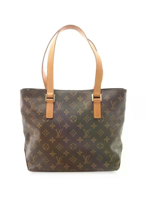 LOUIS VUITTON Monogram Canvas Cabas Piano Tote Bag - Brown