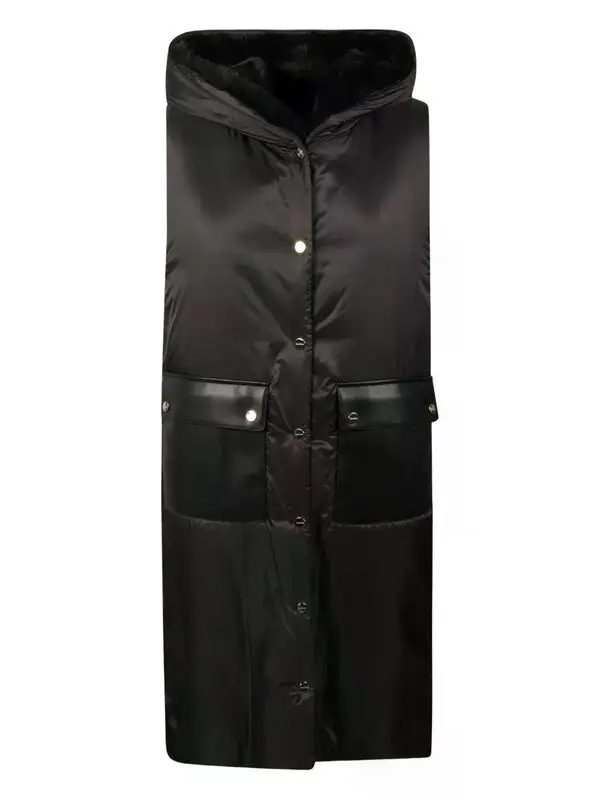 Max Mara Quilted Gilet With Hood