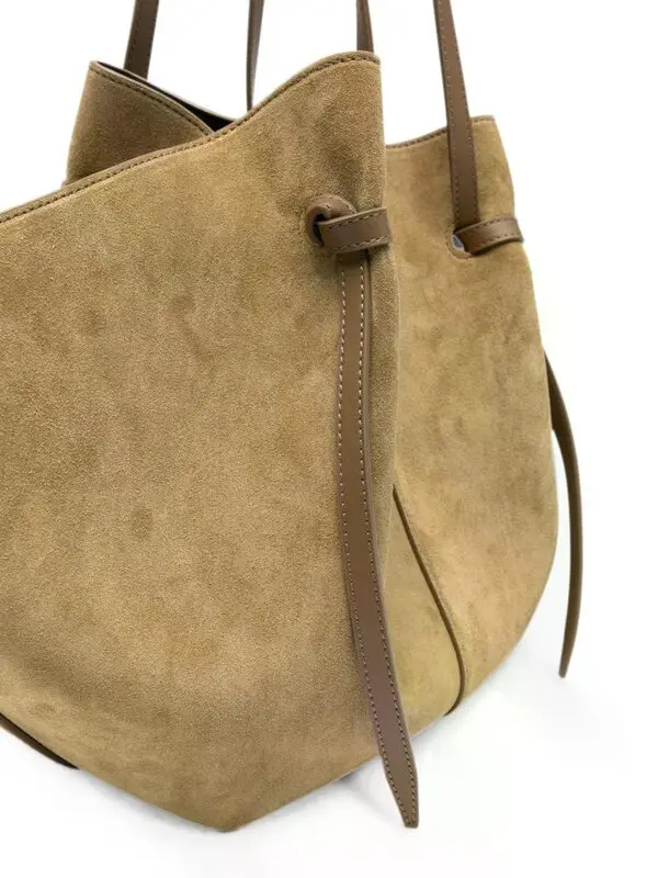 Yuzefi Large Mochi Leather Shoulder Bag - Green