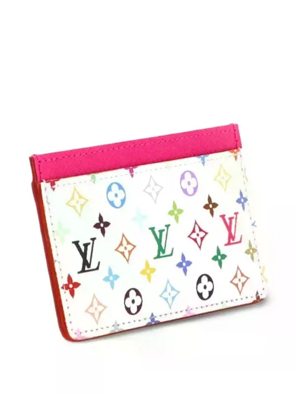 LOUIS VUITTON X Takashi Murakami Monogram Multicolor With Leather Card Holder