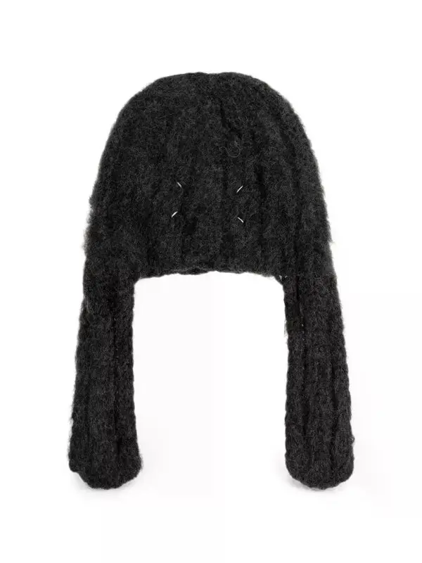 MAISON MARGIELA Cable Knit Beanie Hat