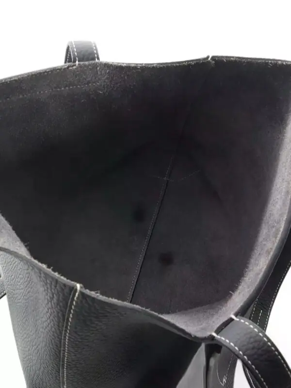 Hermès Cabasérie 31 Clemence Leather Tote Bag - Black