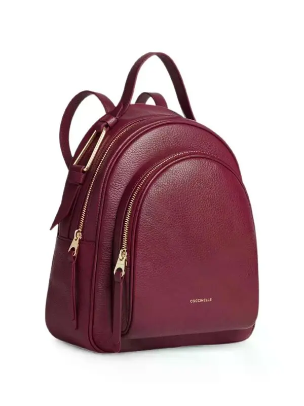 COCCINELLE Malory Grained-leather Backpack