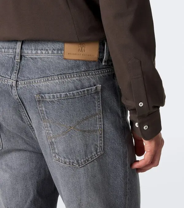 Brunello Cucinelli Mid-rise Straight Jeans