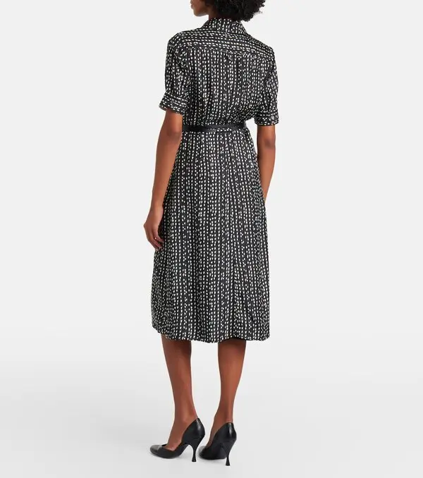 Altuzarra Kieran Silk Printed Shirt Dress