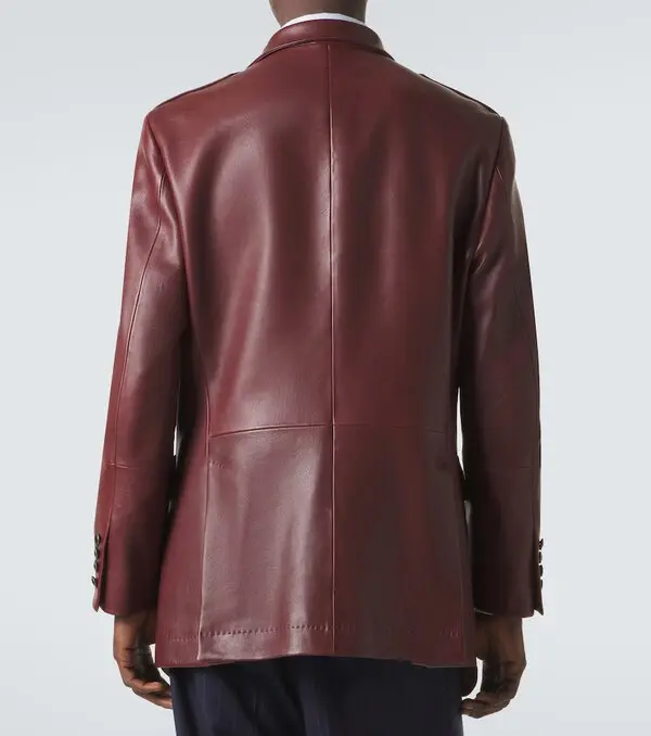 Brunello Cucinelli Leather Field Jacket