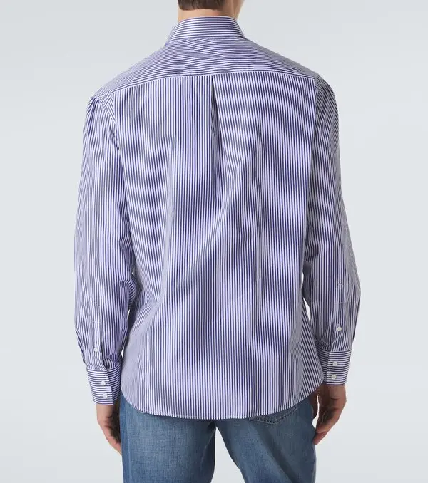 Brunello Cucinelli Striped Cotton Shirt
