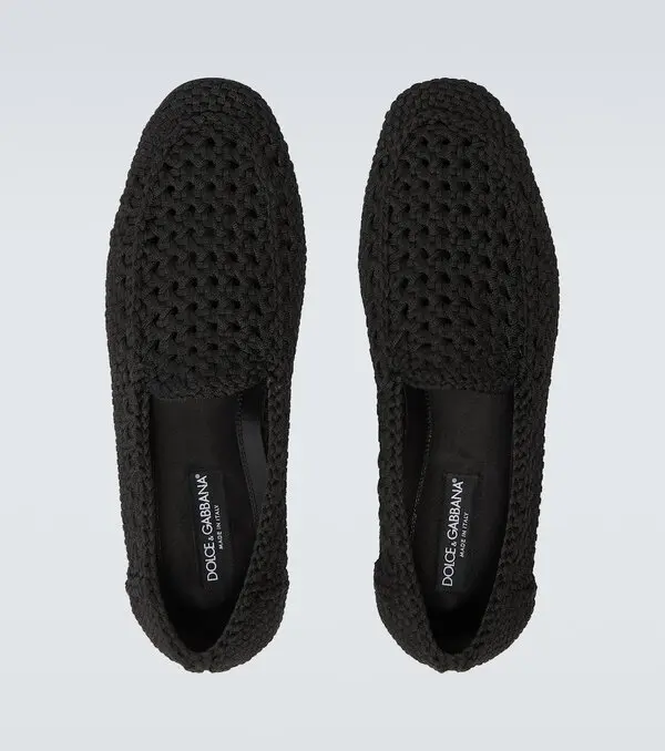 Dolce & Gabbana Woven Loafers