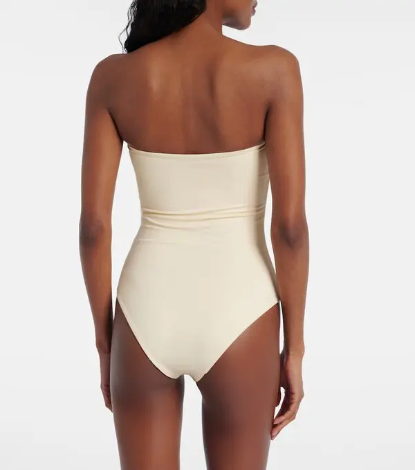 Johanna Ortiz Embroidered Palm Tree Swimsuit