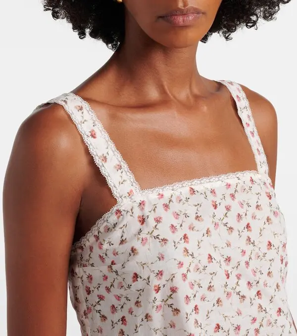 Posse Charlotte Floral Cotton Top - Multicoloured
