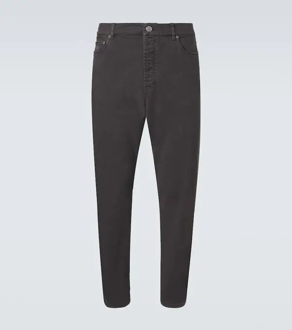 Brunello Cucinelli Mid-rise Straight Jeans - Brown