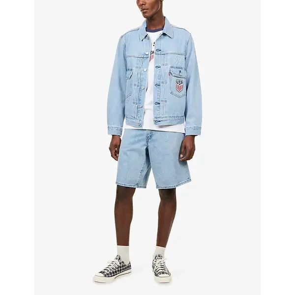 LEVI'S X World Cup Usa Soccer Type Ii Denim Trucker Jacket
