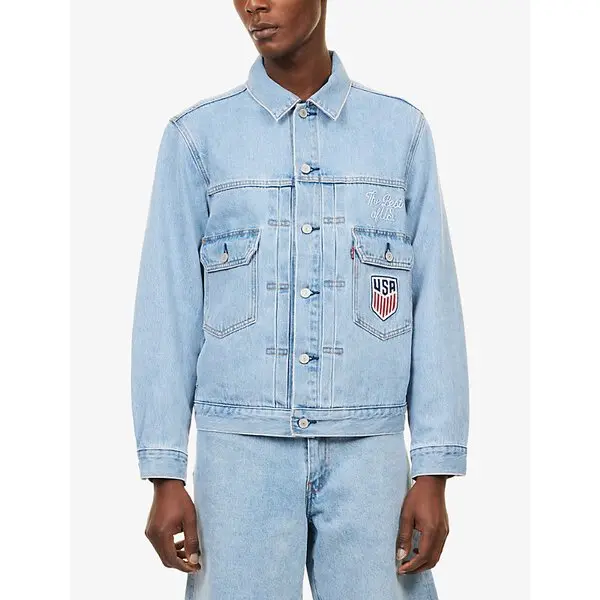 LEVI'S X World Cup Usa Soccer Type Ii Denim Trucker Jacket