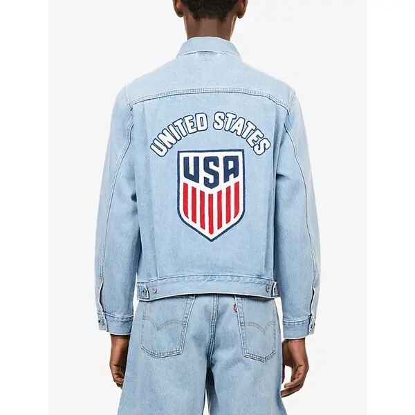 LEVI'S X World Cup Usa Soccer Type Ii Denim Trucker Jacket