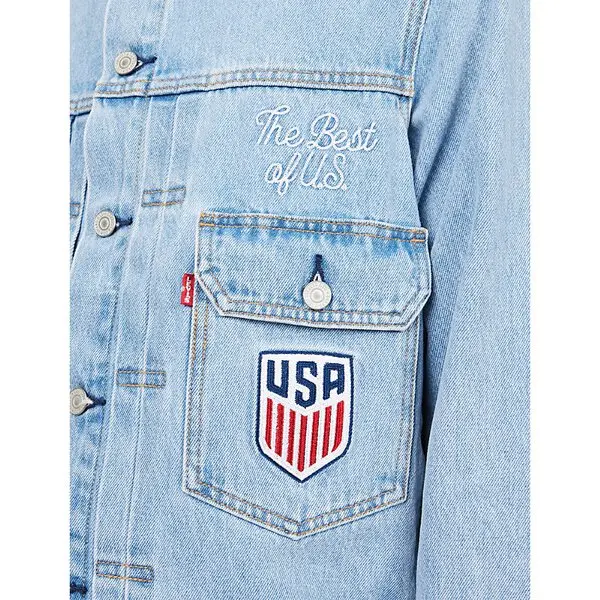 LEVI'S X World Cup Usa Soccer Type Ii Denim Trucker Jacket