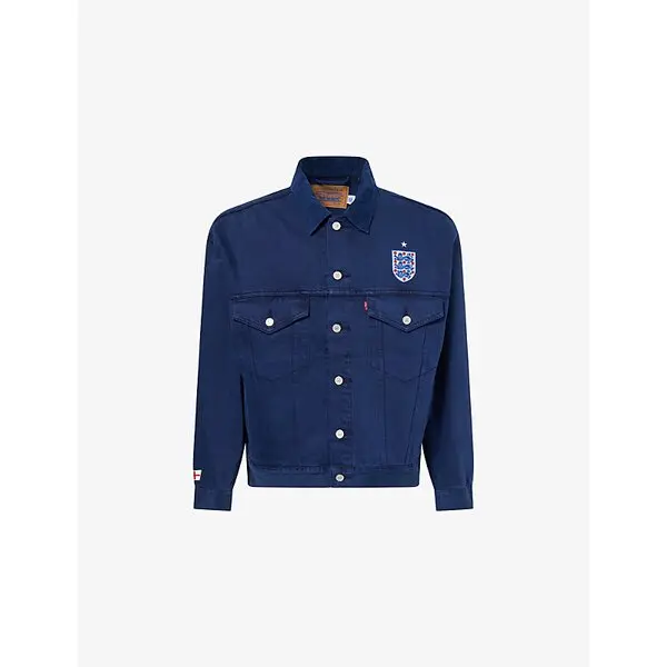 LEVI'S X World Cup England Football Type Iii Denim Trucker Jacket - Multi