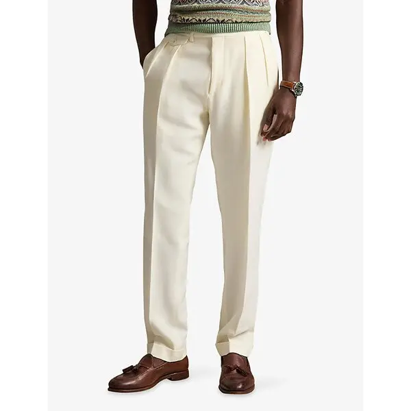 Polo Ralph Lauren Double-pleated Wool Trousers