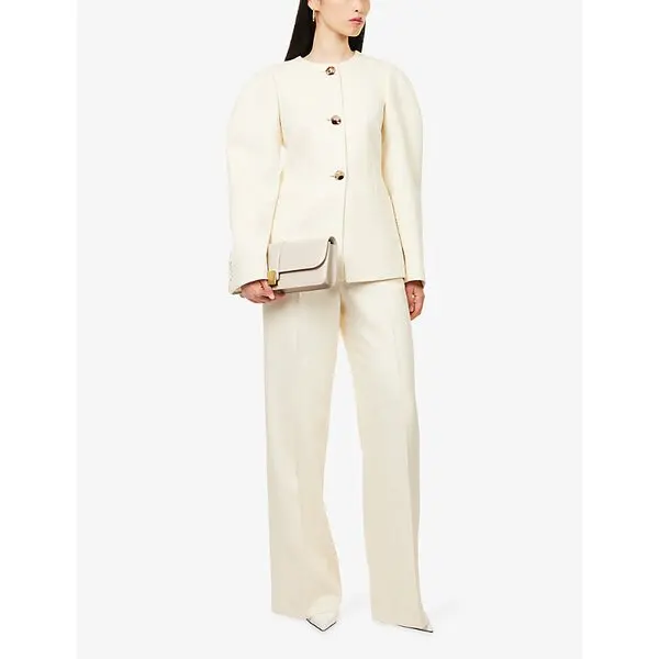 Gabriela Hearst Daelan Silk-and-wool Blazer - Ivory