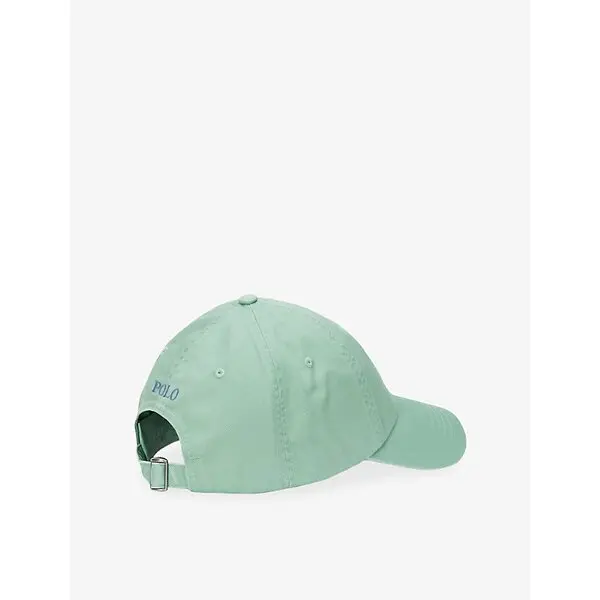 Polo Ralph Lauren Brand-embroidered Cotton-twill Cap - Faded Mint