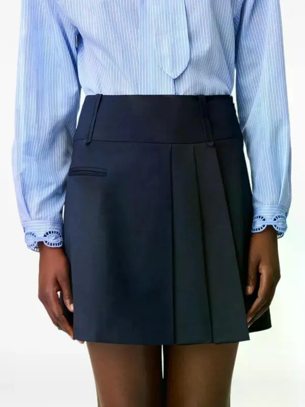 Claudie Pierlot Pleated Mini Skirt
