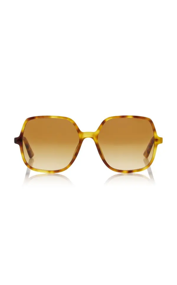 Chloé Judy Square Acetate Sunglasses - Brown