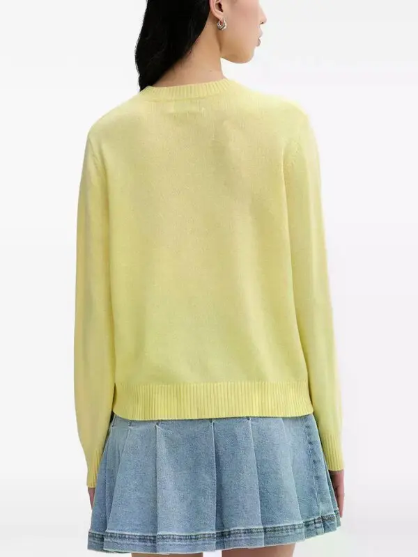 From Future Slogan Intarsia Sweater