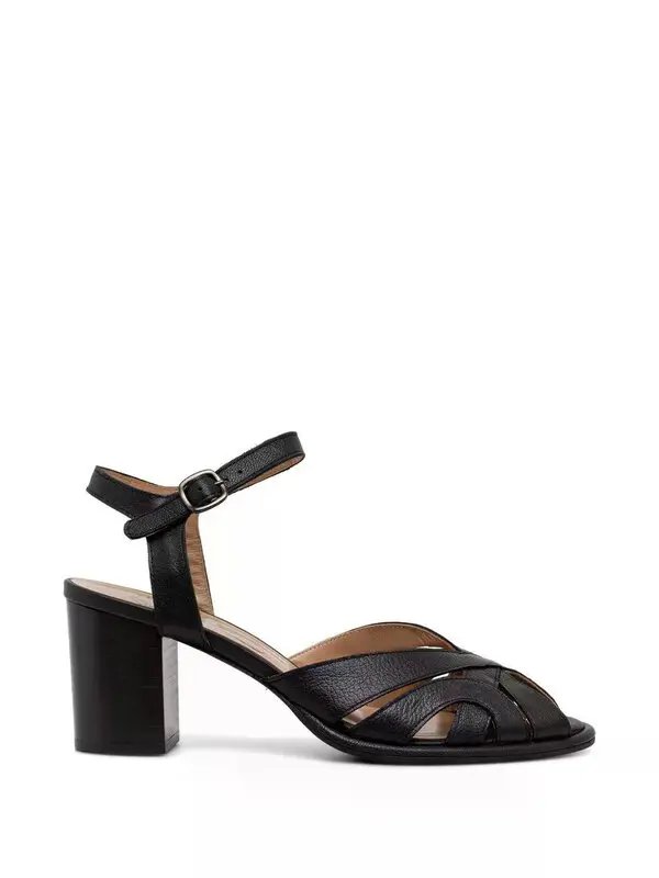 Fly London Strappy Block-heel Pumps - Black