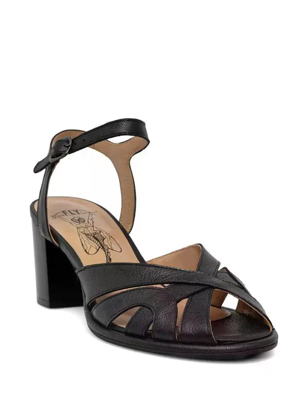Fly London Strappy Block-heel Pumps